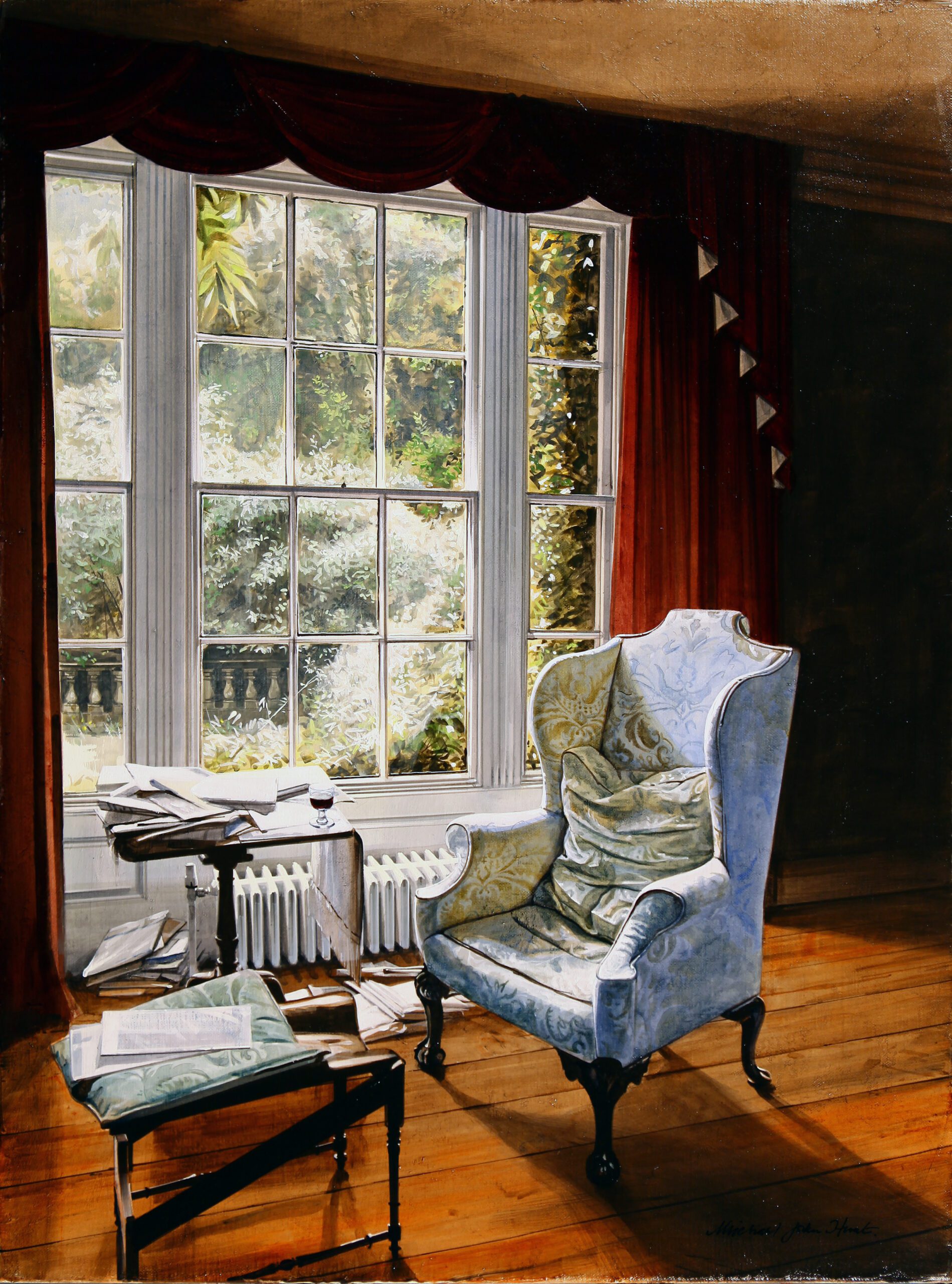 A glass of wine | The Hunt Gallery